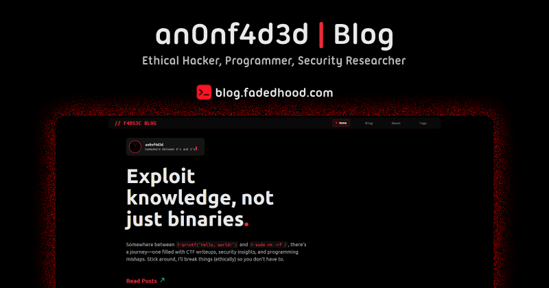 Exploit knowledge, not just binaries - // F4dS3c Blog